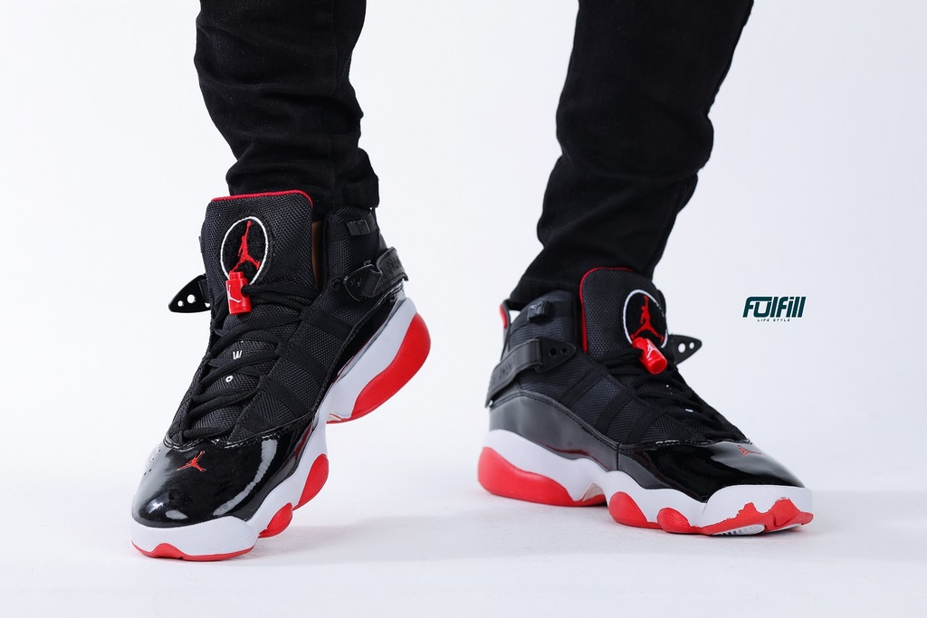 Jordan 6 Rings Black - Red | FulFill